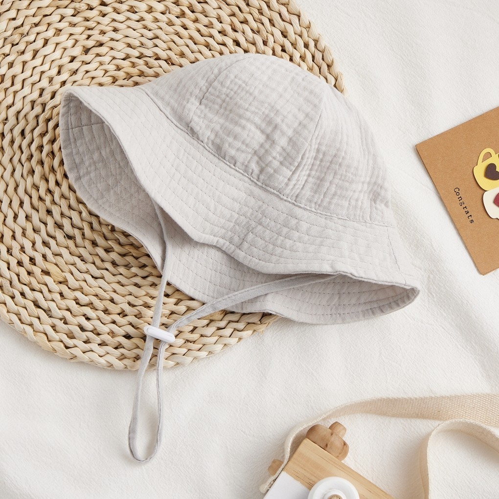 KIDSUP-Baby Summer Bucket Hat Sun Protection Infant Wide Brim Fisherman ...