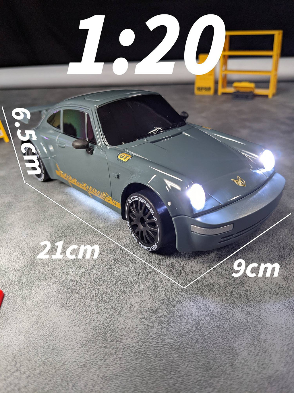 1/20 Porsche 993 Wide Body 4WD RC Drift Racing Car Toy Remote Control 911 GTR Car Model Adult ...