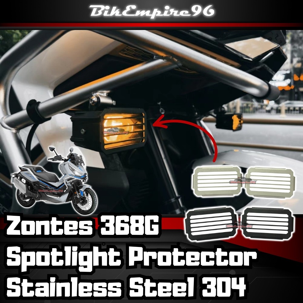 Zontes 368G Spotlight Protector Stainless Steel 304 Cover Protector ...