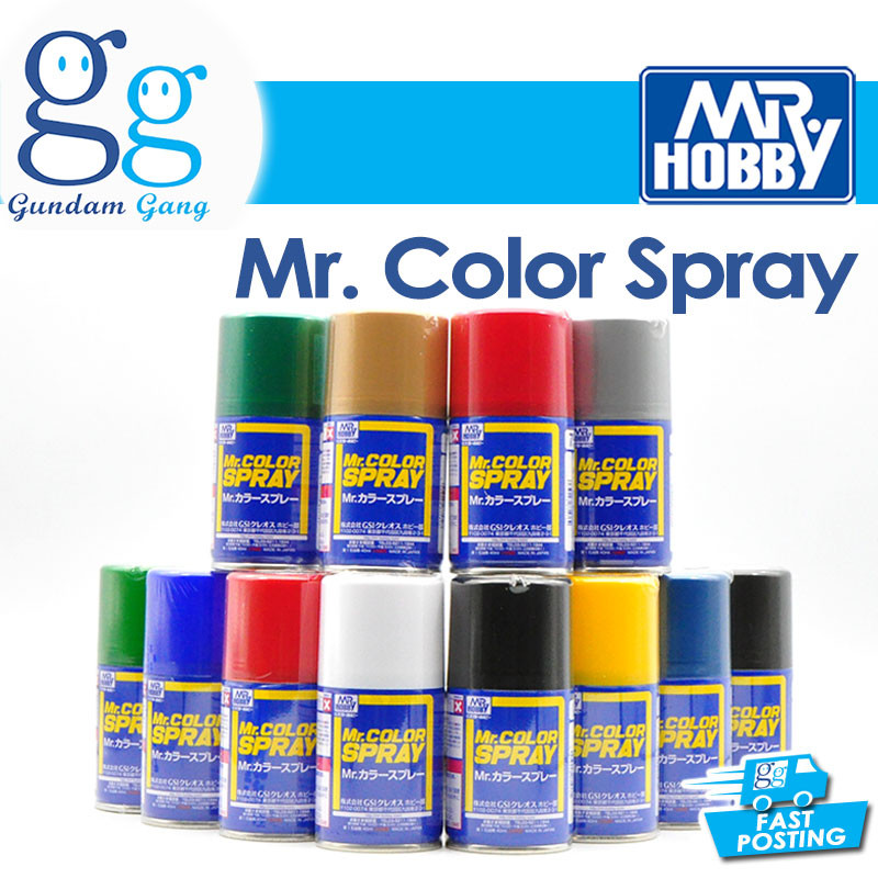 Mr. Color Spray S1 S2 S3 S4 S5 S6 S8 S9 S28 S30 S33 S75 S76 S77 S78 Mr ...
