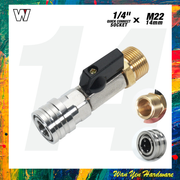 High Pressure Washer Ball Valve Kit / Water Flow Switch Multipurpose ...