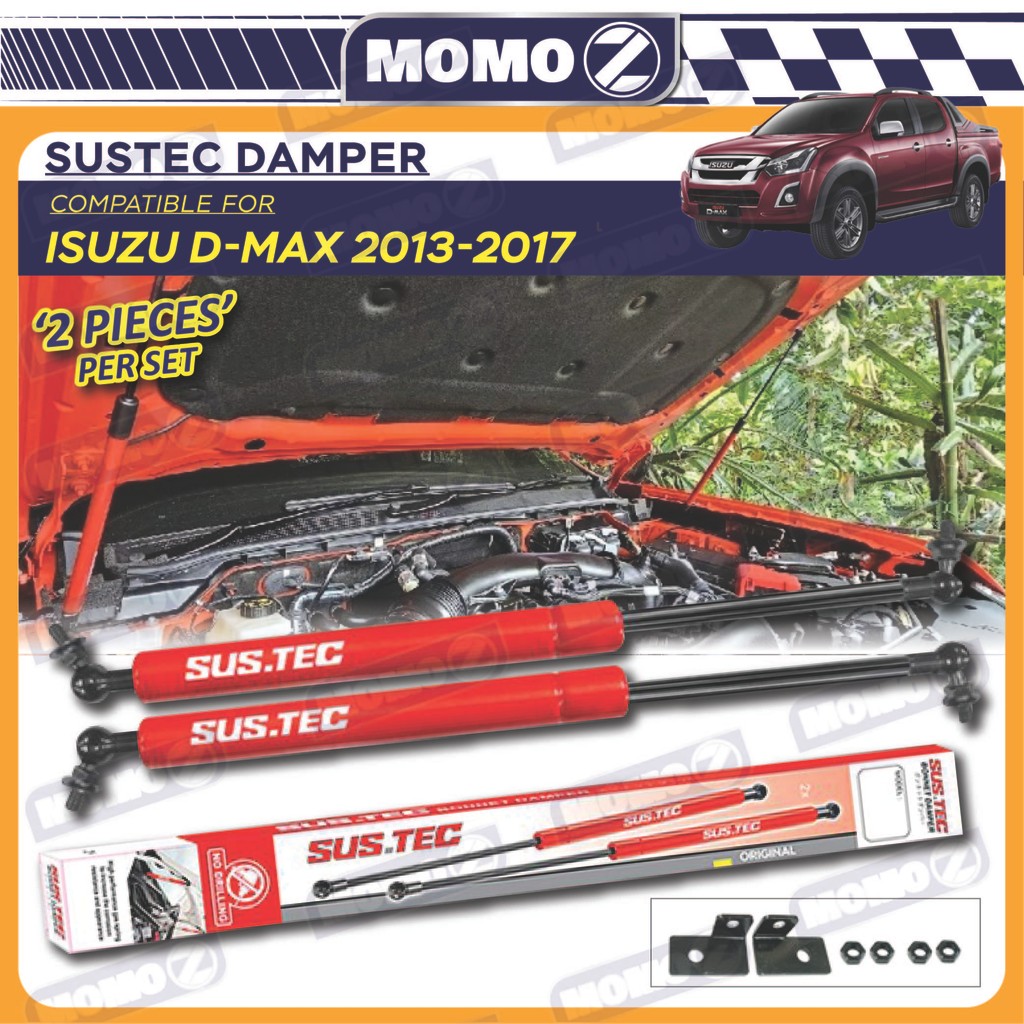 Car Isuzu D-MAX DMAX 2013 - 2017 SUSTEC Front Hood Bonnet Damper Gas ...