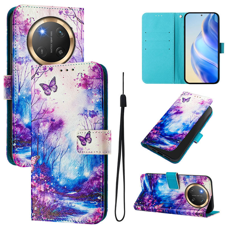 Honor X9C 5G Case Cute Painted Pattern Flip Phone Case for Honor X60 ...
