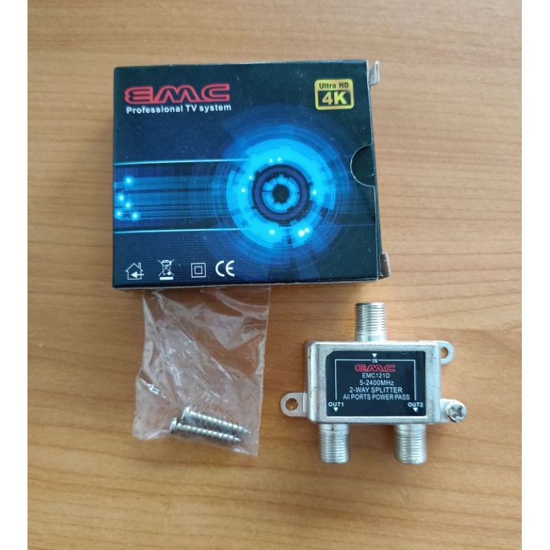 in stock 2 Way Splitter / HD Digital Coaxial Cable Splitter / Satellite ...