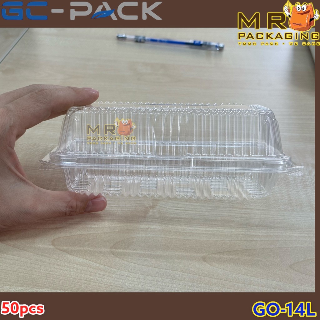 Benxon OPS-H14L GC GO-14L Plastic Tray with Lock [ 50pcs± ] Bakery ...