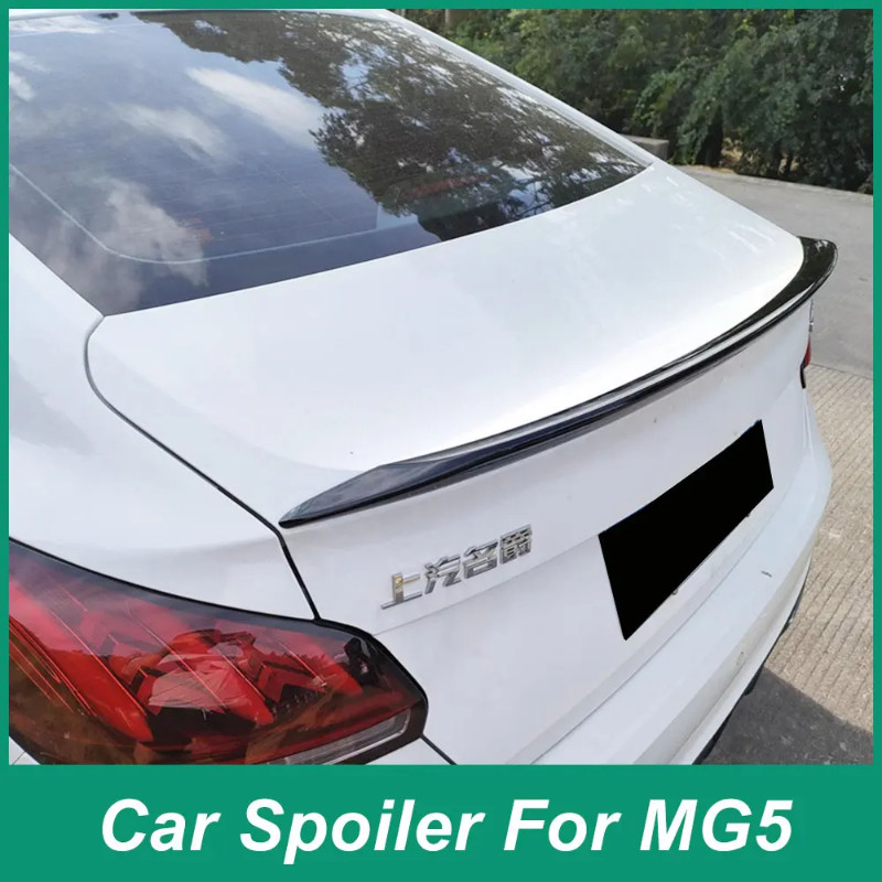 For MG5 2021 22 Rear Trunk Lid Spoiler Factory Small Duck Wing ABS ...