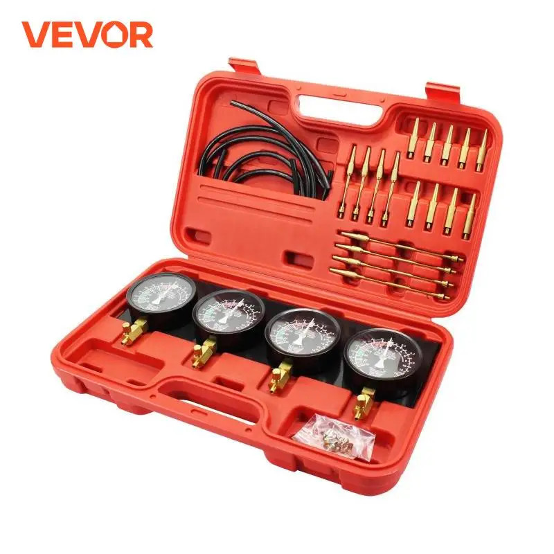 Vevor Fuel Vacuum Carburetor Synchronizer Carb Tools sync 4 Gauge Set ...