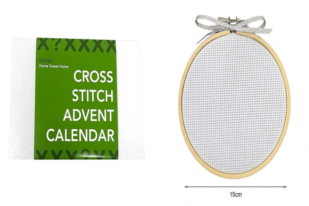 Fun Family Holiday Activity Christmas Countdown Embroidery Kit Diy ...