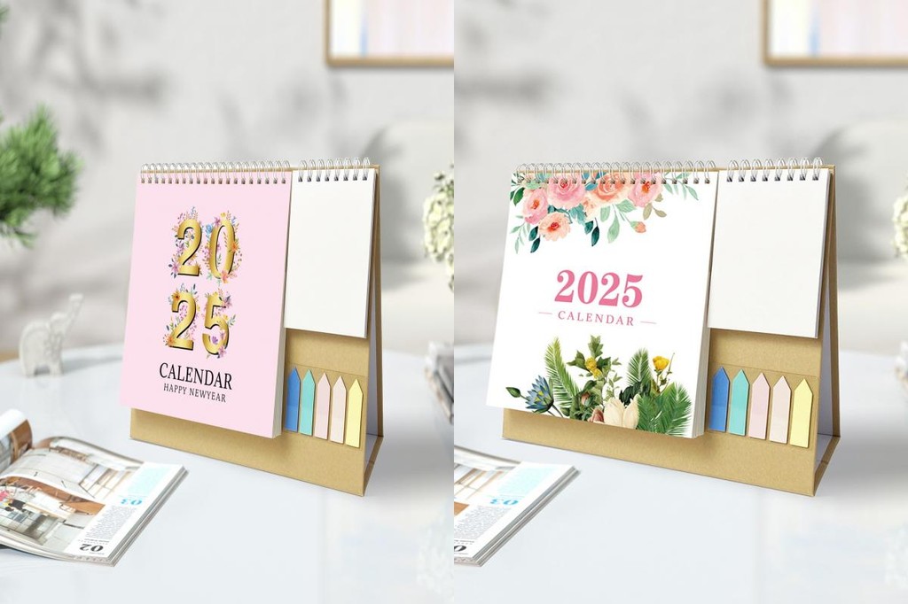 ye Spiral Desk Planner Yearly Desktop Organizer 2025 Desk Calendar with ...