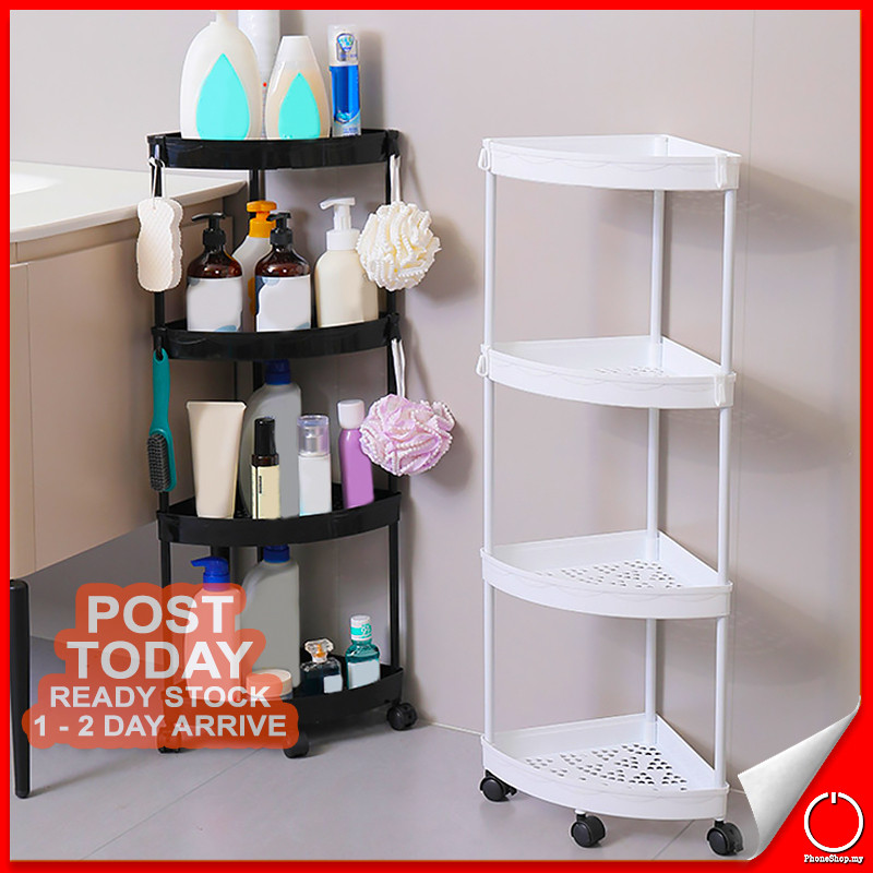 𝐅𝐋𝐄𝐗𝐈𝐁𝐋𝐄 𝐌𝐎𝐕𝐄𝐌𝐄𝐍𝐓 Multi-Layers Tri-Corner Storage Shelf Organizer ...