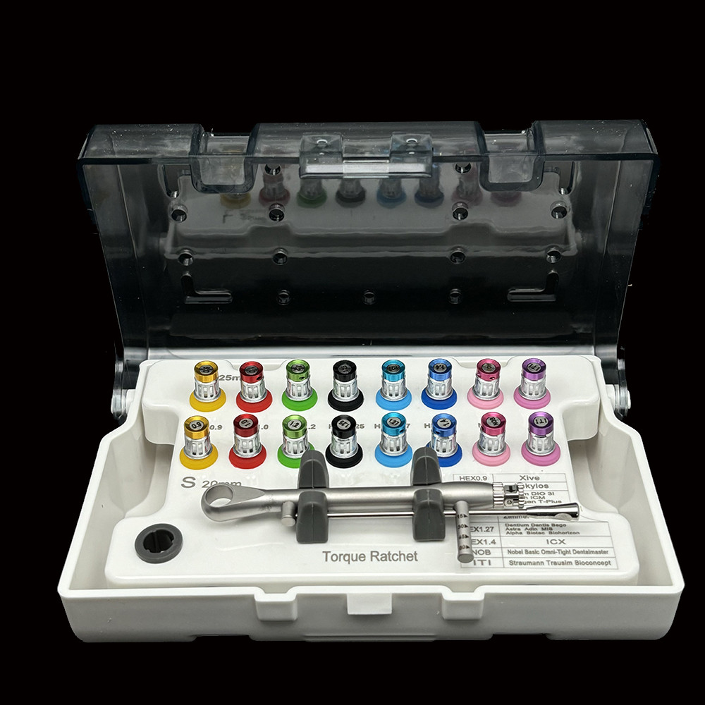 Dental Implant Screwdriver Universal Hand Driver with Autoclavable Box ...