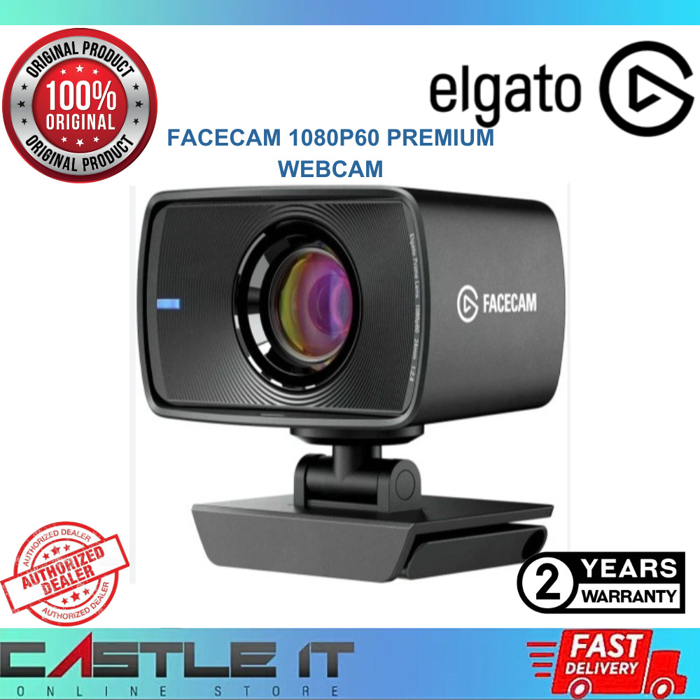 Elgato Facecam 1080p60 Premium Webcam with Sony STARVIS CMOS USB-C ...