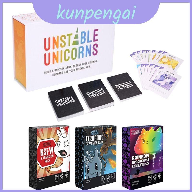 Card Unstable Unicorns Game Expansion Nsfw Rainbow Dragons For Friends Family And | Shopee Malaysia