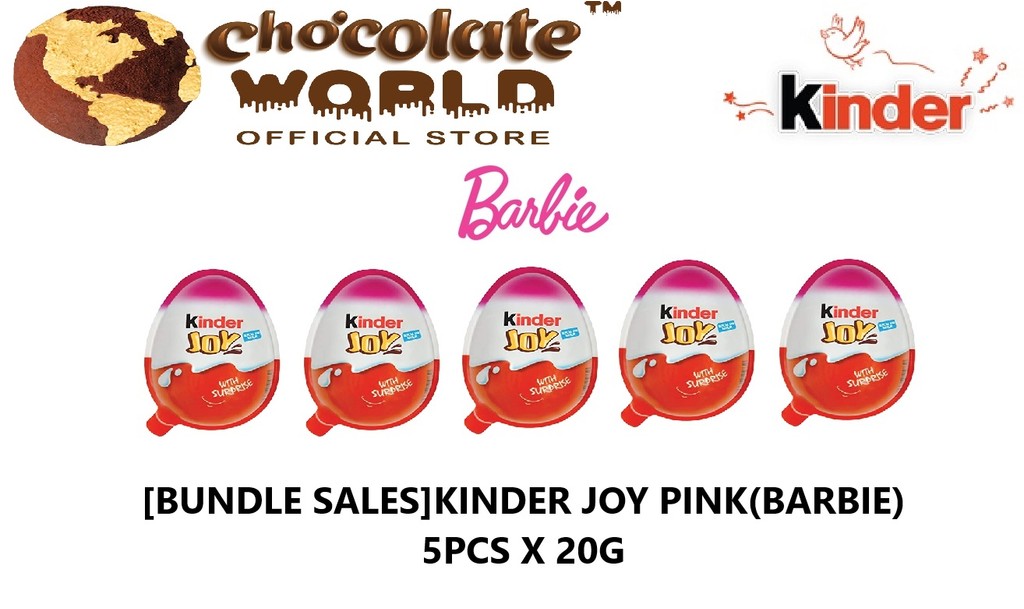 [BUNDLE SALES]KINDER JOY PINK 5PCSX20G | Shopee Malaysia