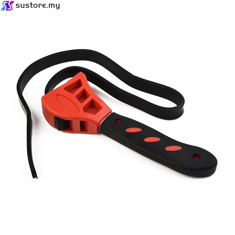 [Super]Adjustable 6in Rubber Strap Wrench Spanner Oil Filter Repair ...