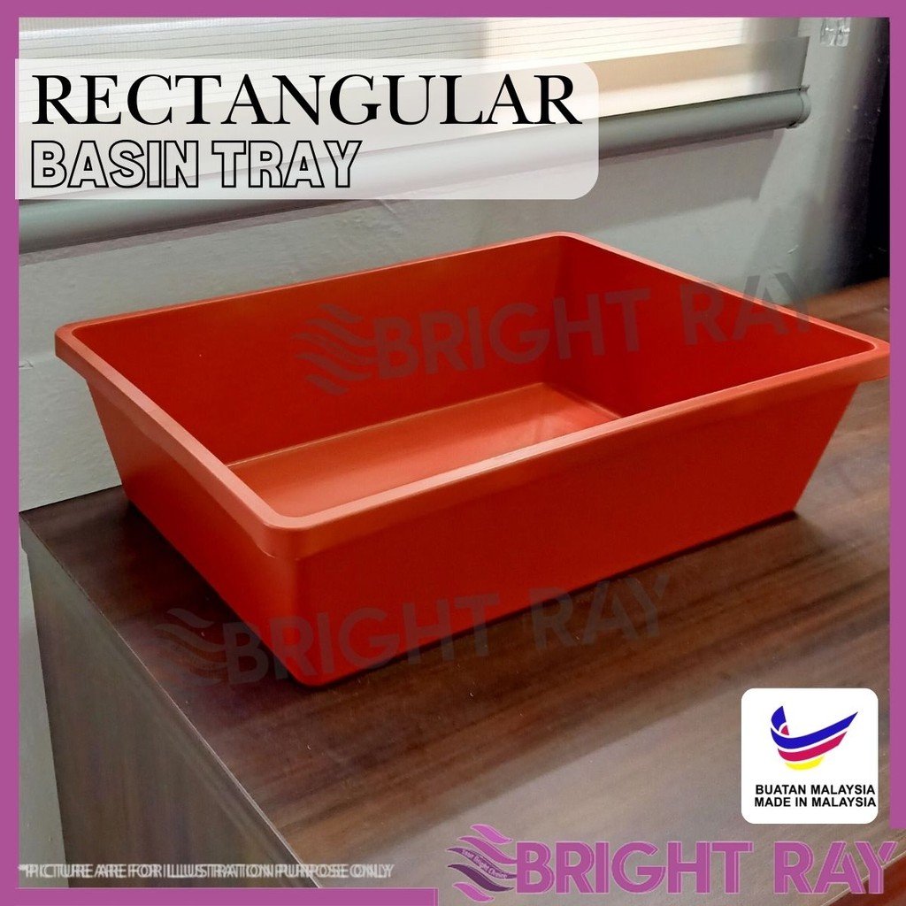 Rectangular Tray Bekas Talam Plastic Tray Rectangular Basin Square ...