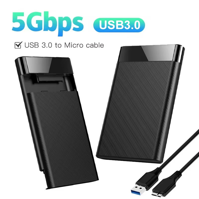 External Hard Drive Enclosure USB 2.5 3.0 6Tb Supports 7mm 2.0mm SATA ...