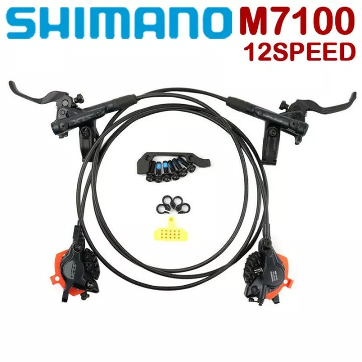 in stock SHIMANO DEORE SLX M7120 4 Piston M7100 2 Piston Brake Mountain ...