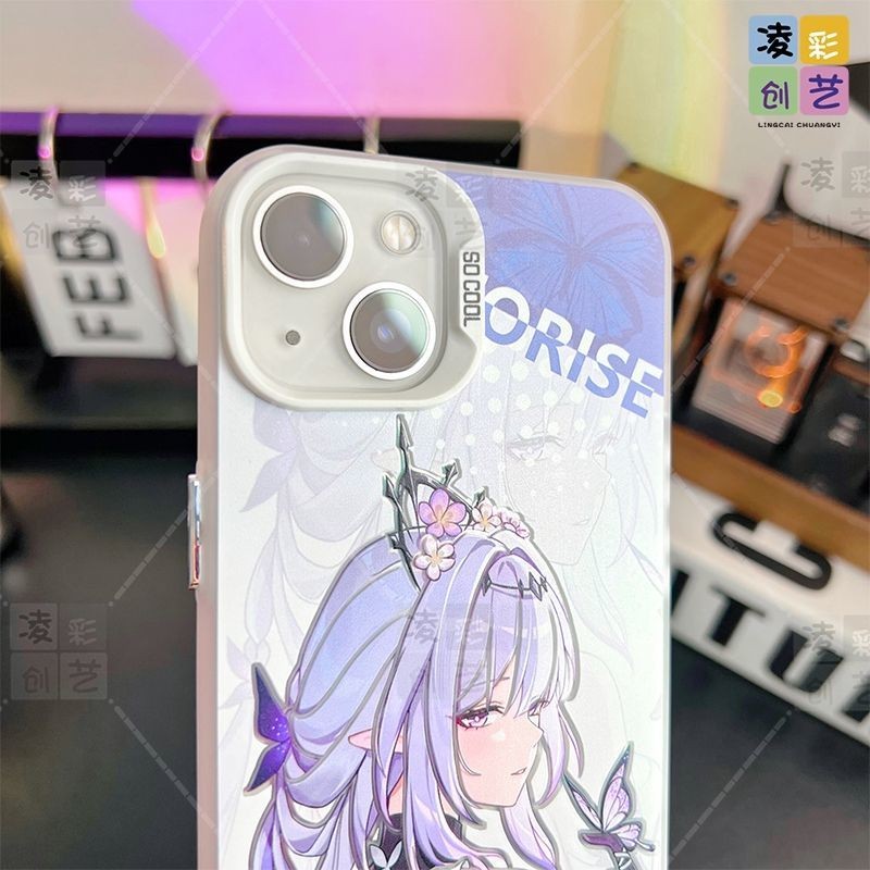 LCC HONKAI STAR RAIL Castorice IMD Silver Phone Case Full-Body ...