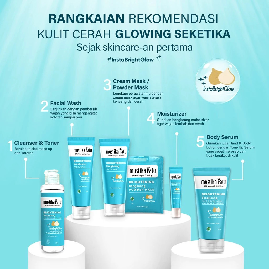 Original Mustika Ratu Brightening Bengkoang Cream Mask for Brighten ...