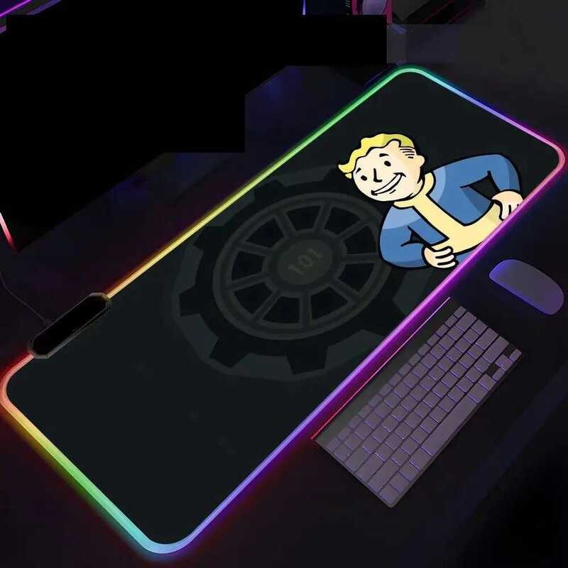 V-Vault B-Boys Mouse Pad Luminous Desk 70x30cm Mouse Pad RGB Computer ...