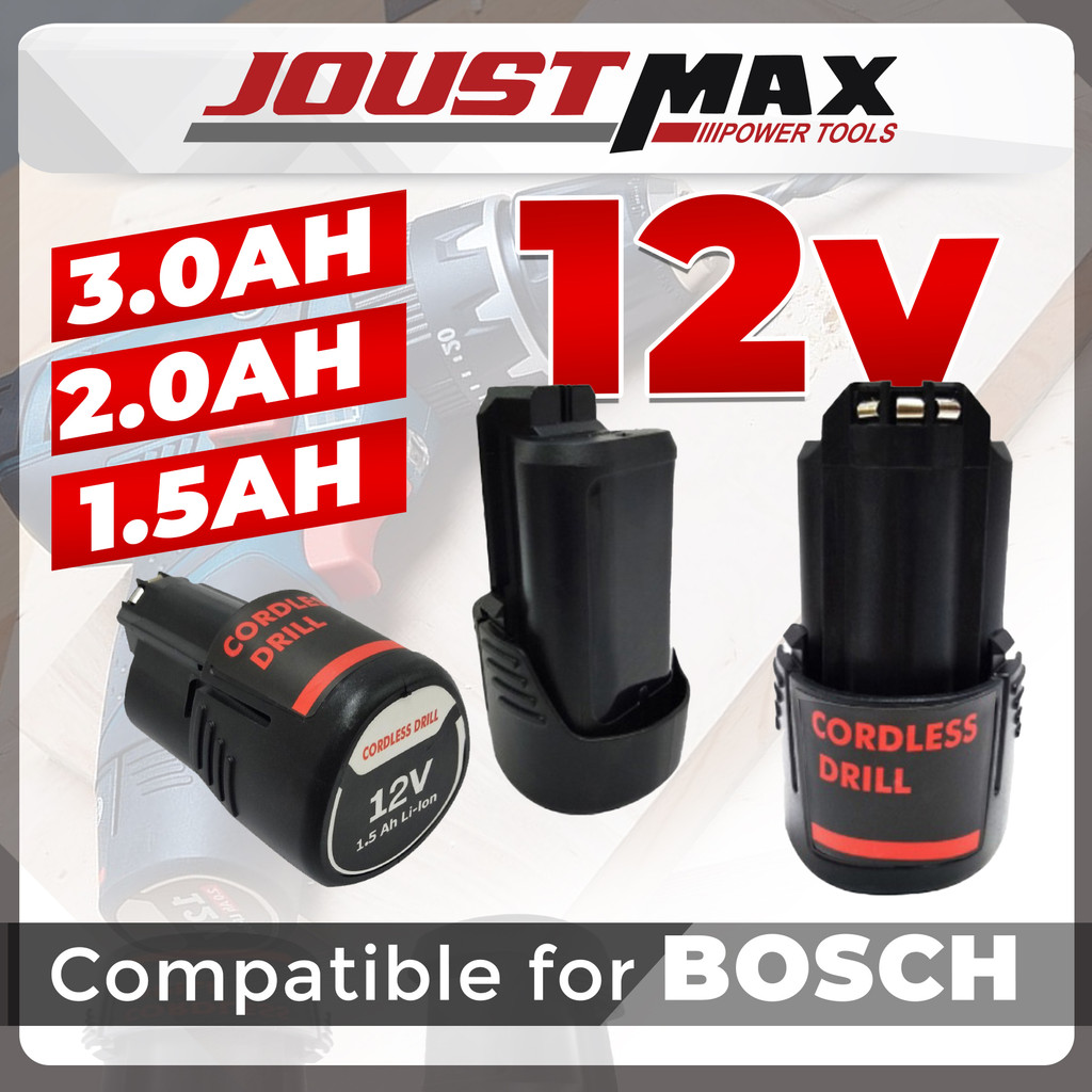 12V Li-Ion Battery Rechargeable Lithium Battery 2.0Ah 1.5Ah Replacement ...