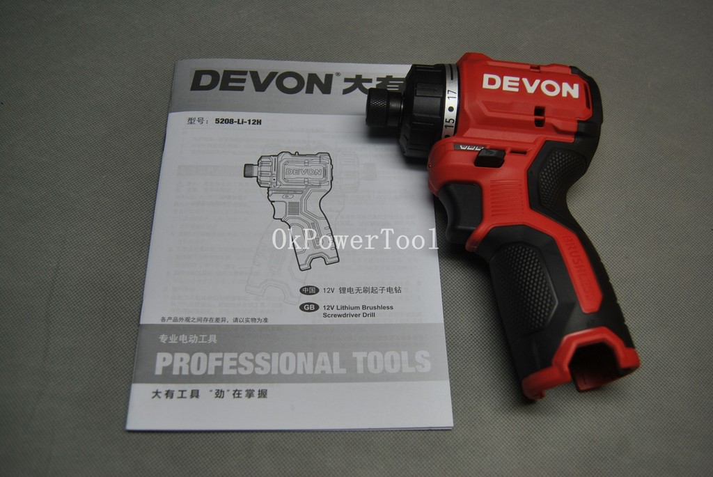Devon 5208 [New Style] 12v Lithium Battery Brushless Multi-Function ...