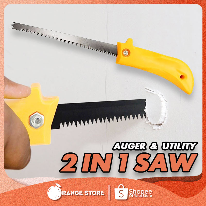 2 In 1 Utility Heavy Duty Wall Board Saw Cutting Plaster Ceiling ...