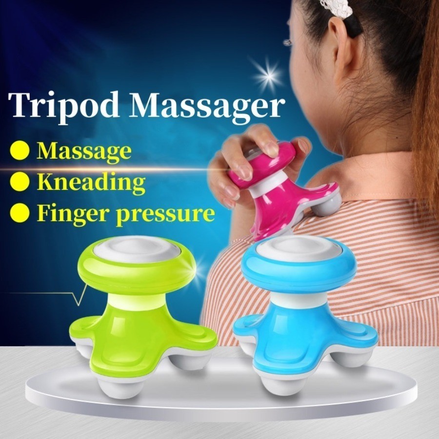 Mini Electric Massager Handheld Vibrating USB Portable Alat Urut Mini ...
