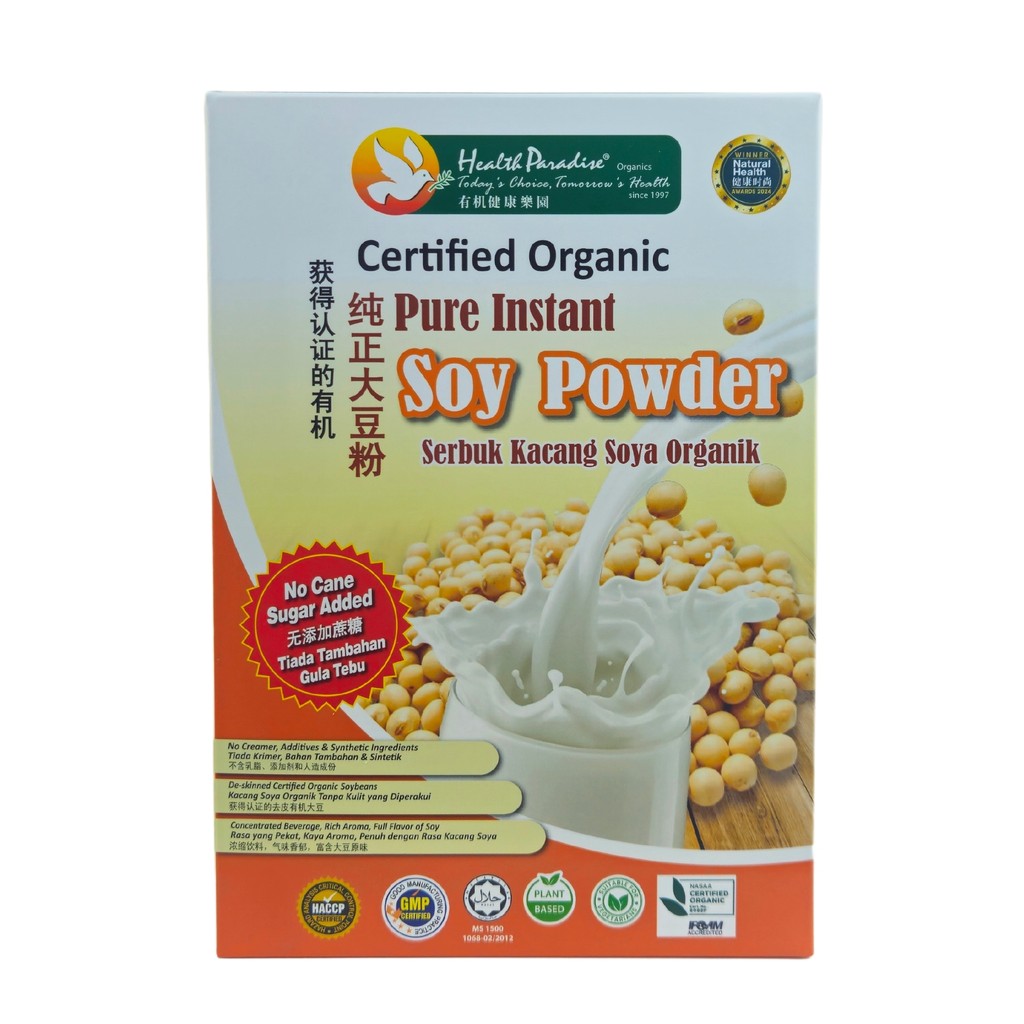 Health Paradise Organic Soy Powder (No Sugar) 500g | Shopee Malaysia