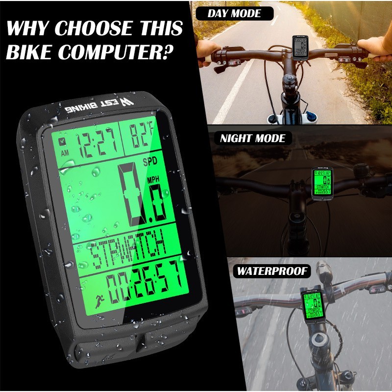 in stock Five languages mountain bike road bike wireless code meter ...
