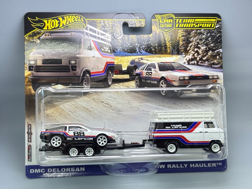 Hot Wheels 2025 Team Transport Mix 2 - DMC DELOREAN # HW RALLY HAULER ...