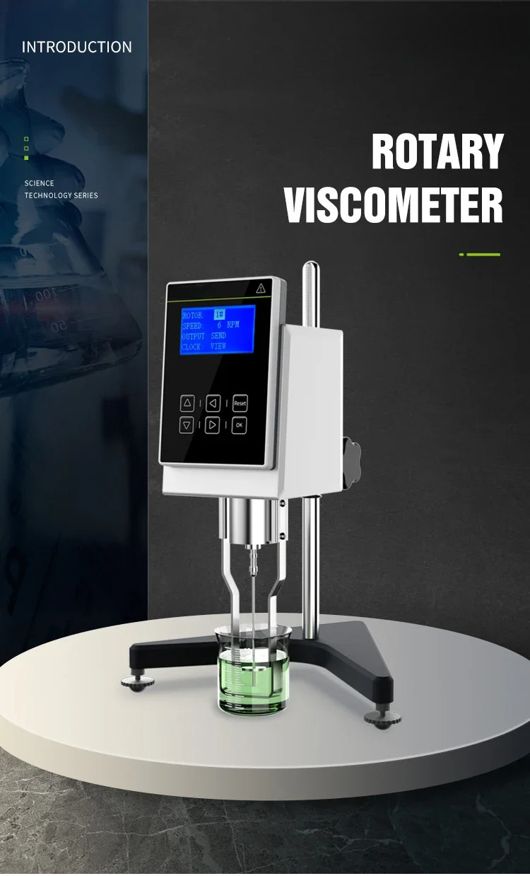 Lab Digital Brookfield Viscosity Measuring Meter with Temperature ...