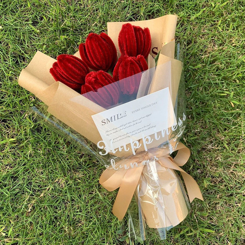 CreativeTwisted Stick Bouquet Handmade Finished Flower Student ...