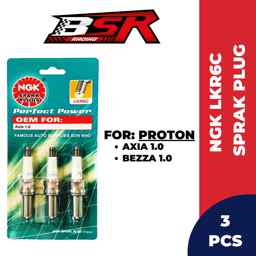 NGK LKR6C Spark Plug For Axia 1.0/ Bezza 1.0 | Shopee Malaysia