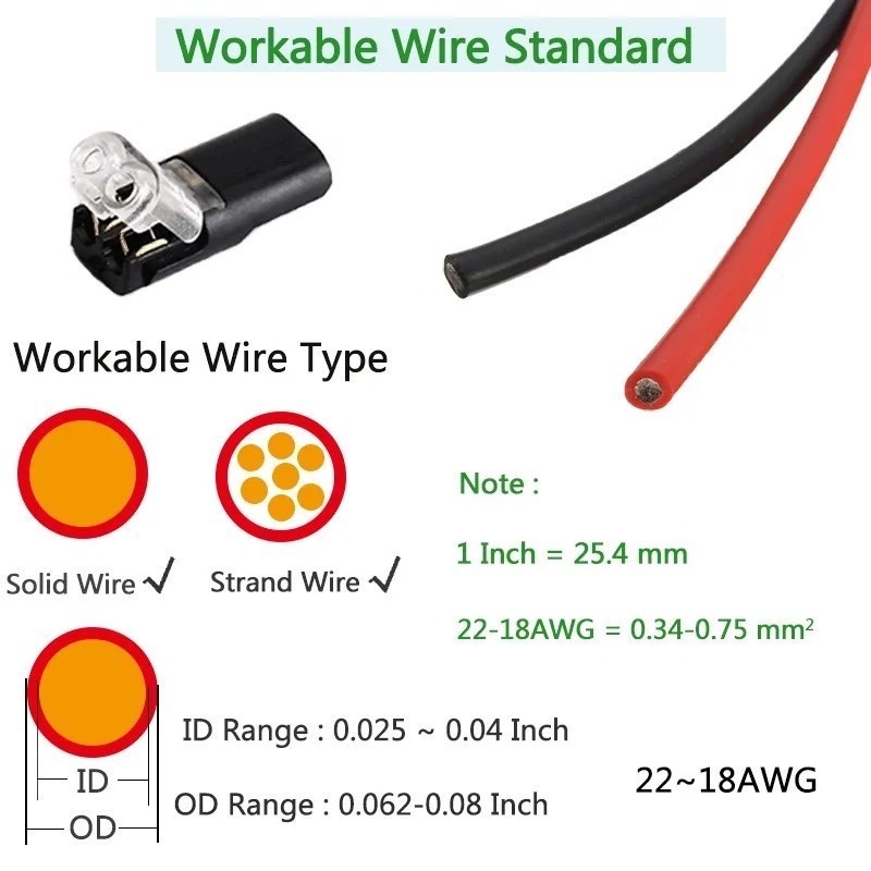 2 Pin Way Plug Car Wire Electrical Cable Crimp Terminals - Waterproof ...