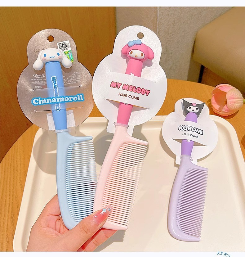 Sanrio Kuromi Comb Cartoon Melody Cinnamoroll Cute Doll Combs Tooth ...