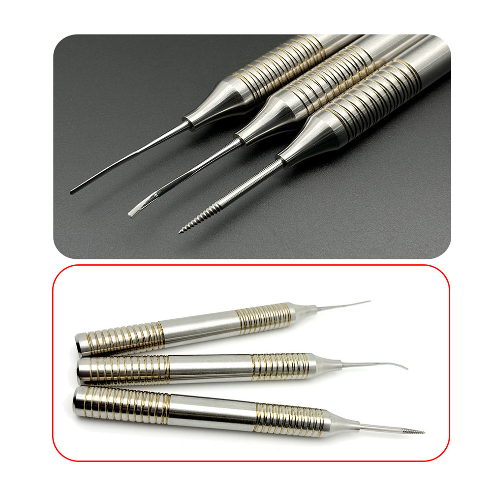 3pcs/set Dental Flex Periotome Power Tooth Extraction Titanium Tip ...