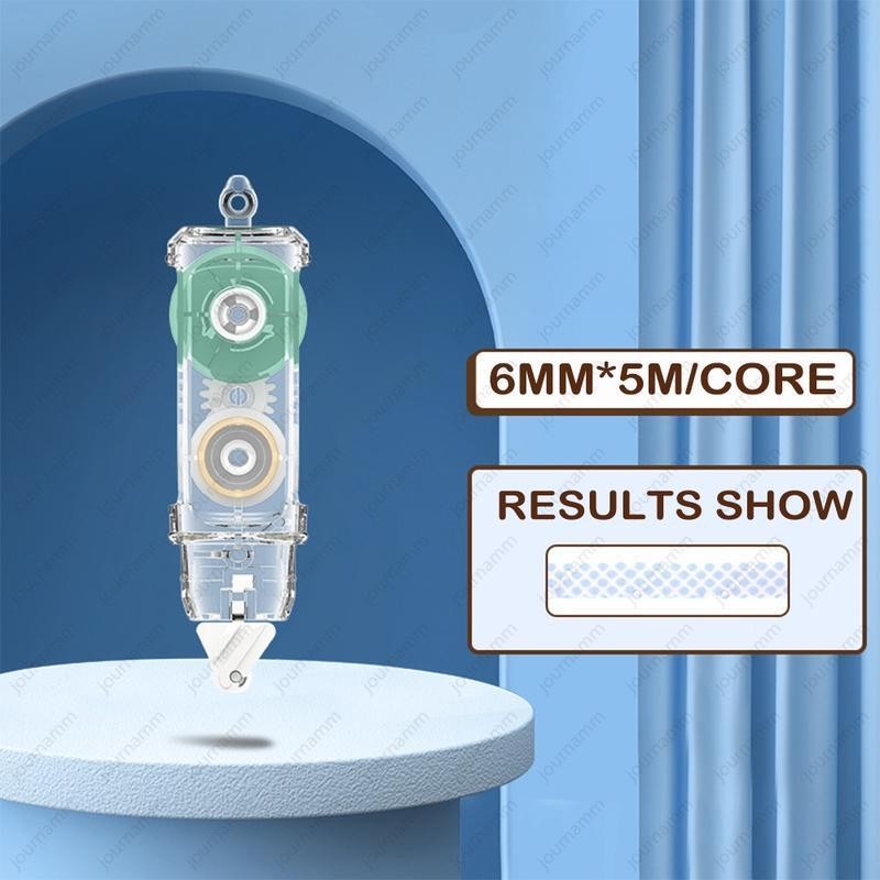 5m Usage Length Large Capacity Press Type Spot Glue DIY 6mm Wide Pen ...