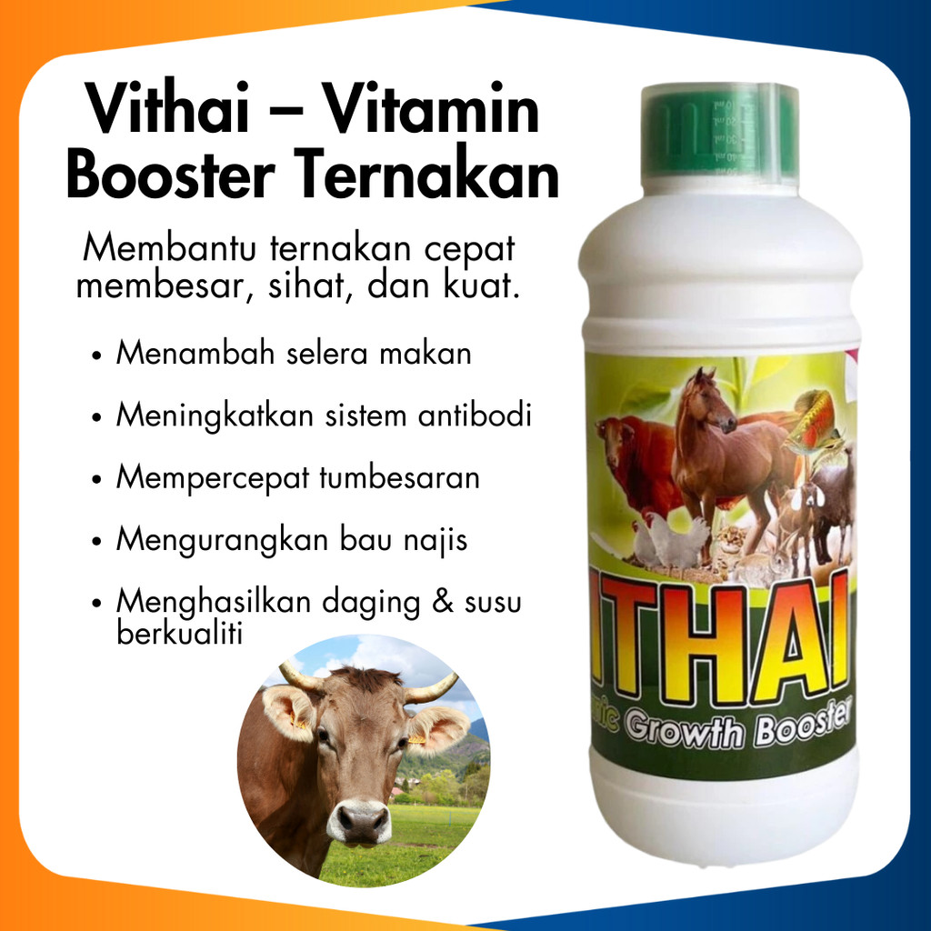 [1L] VITHAI - BOOSTER LEMBU | VITAMIN & SUPPLEMENTS TERNAKAN | KUDA ...
