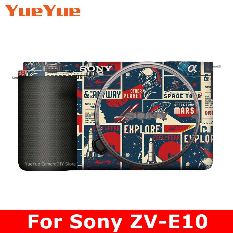 Stylized Decal Skin For Sony ZV-E10 ZVE10 Camera Sticker Vinyl Wrap ...