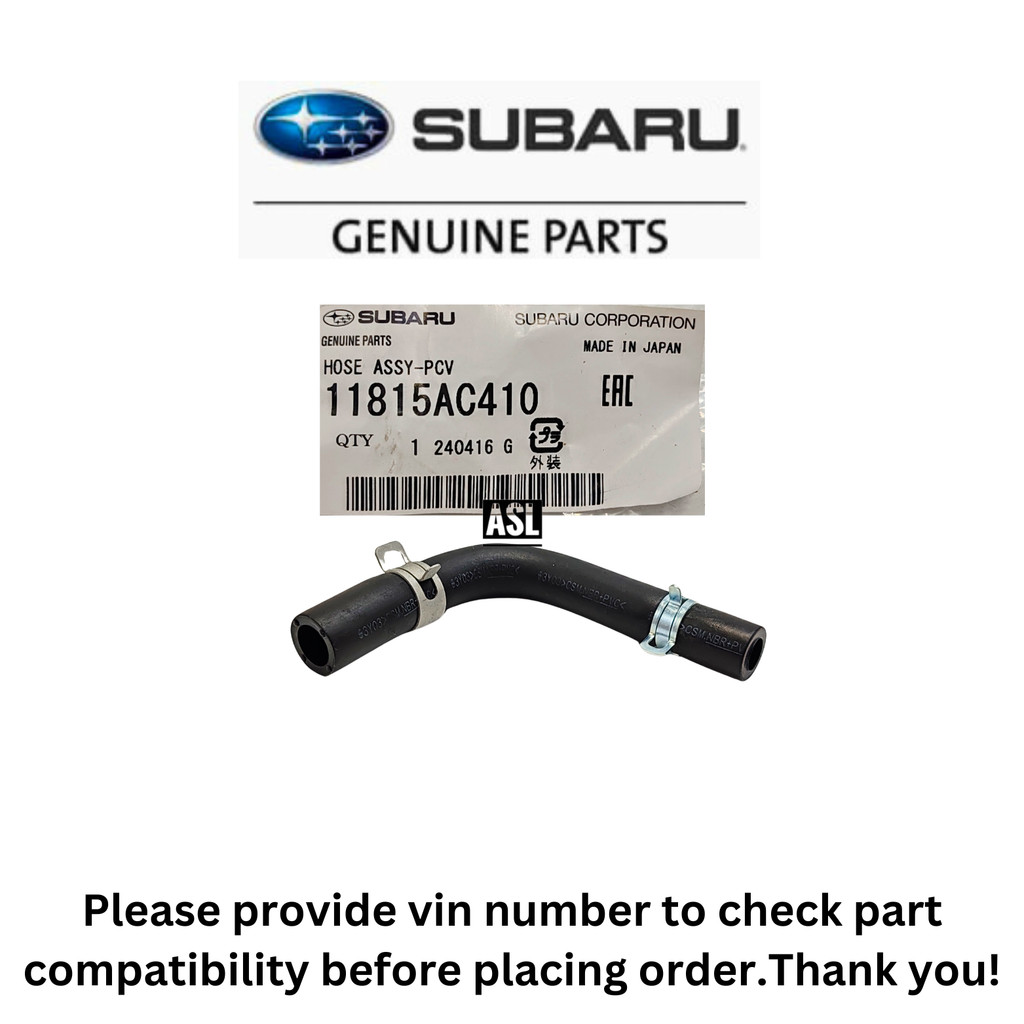 11815AC410 Genuine Subaru Vacuum Hose Forester XT SJG Levorg VM4 VMG ...