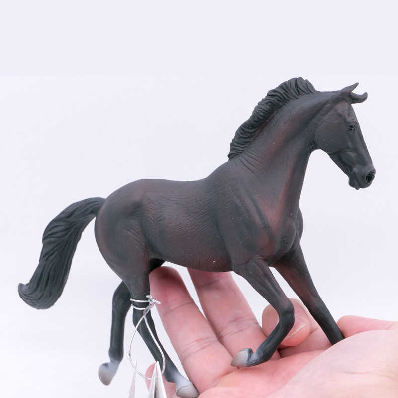 CollectA Farm Animals Thoroughbred Mare Black Horse Scale 1:20 PVC ...