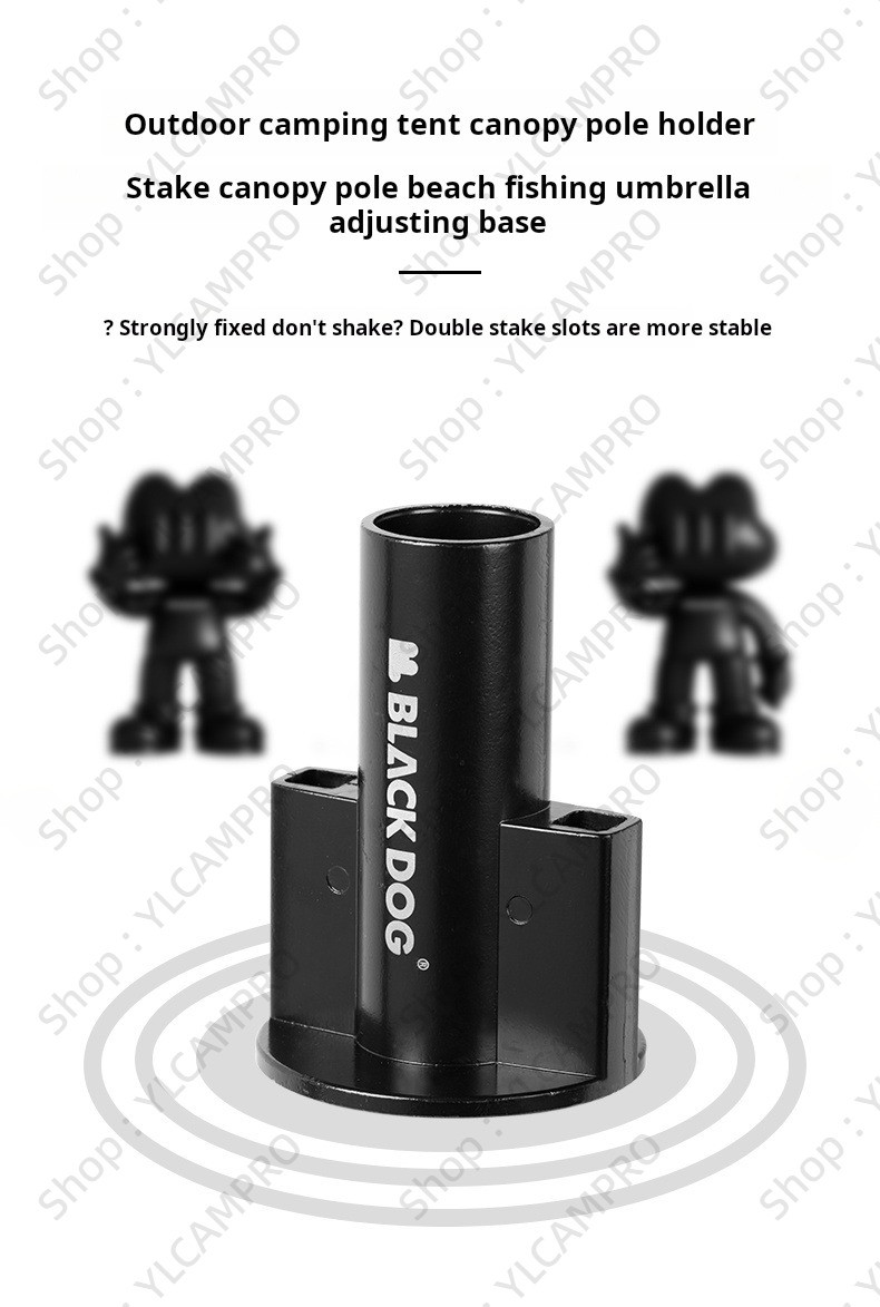 BLACKDOG Pole Holder Retainer Canopy Rod Camping Tent Awning pole ...