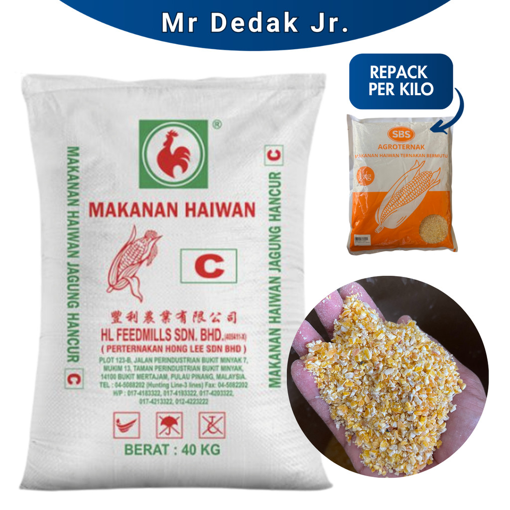 [10KG] [JC] [REPACK] Jagung Makanan Ayam | Jagung Halus Gred C Untuk ...