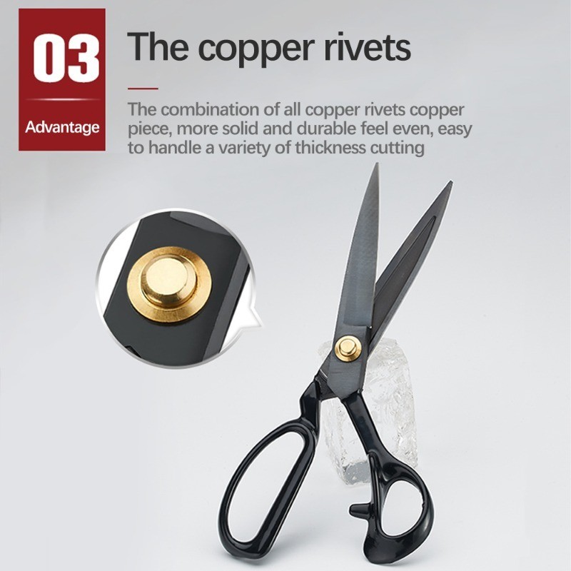 Professional Heavy Duty Tailor Scissors Stainless Steel | Ultra Sharp ...