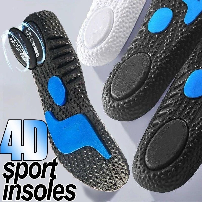 Invisible High Elasticity Elevated Insoles Shock Absorption Height Lift ...