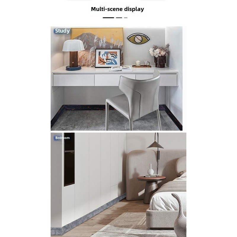 Wallpaper Self-Adhesive Waterproof Wall Baseboard Decorative Frame Anti ...