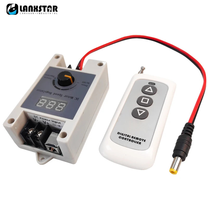 DC 12V 24V Wireless Remote Control Speed Regulator Switch for ...
