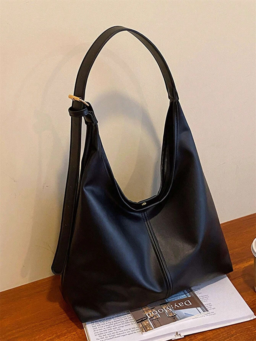 2024 Niche Design Vintage Shoulder Bag Women Fashion PU Leather Handbag Large Capacity Casual ...